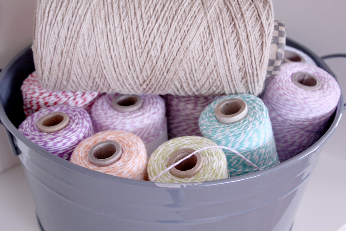 Craft Room Tour - Fabric Storage Wall - Naturally Creative Mama