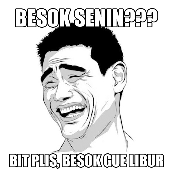 Kumpulan Gambar Meme Besok Hari Senin - Gambar Lucu Terbaru