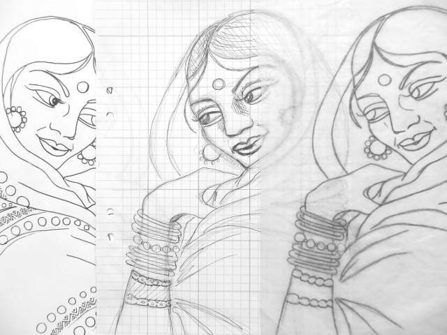 How to Transfer Sketch onto Painting Surface