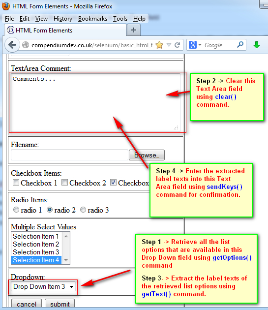 Selenium-By-Arun: 424. Using getOptions( ) to get all the options available in Drop Down field