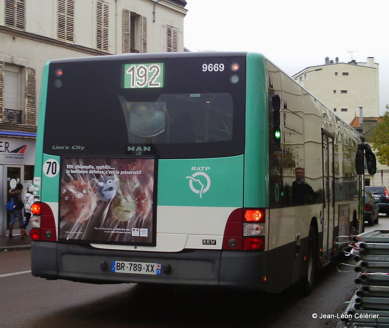 Les Tramways,Métro,RER,Bus de la RATP: Bus 192
