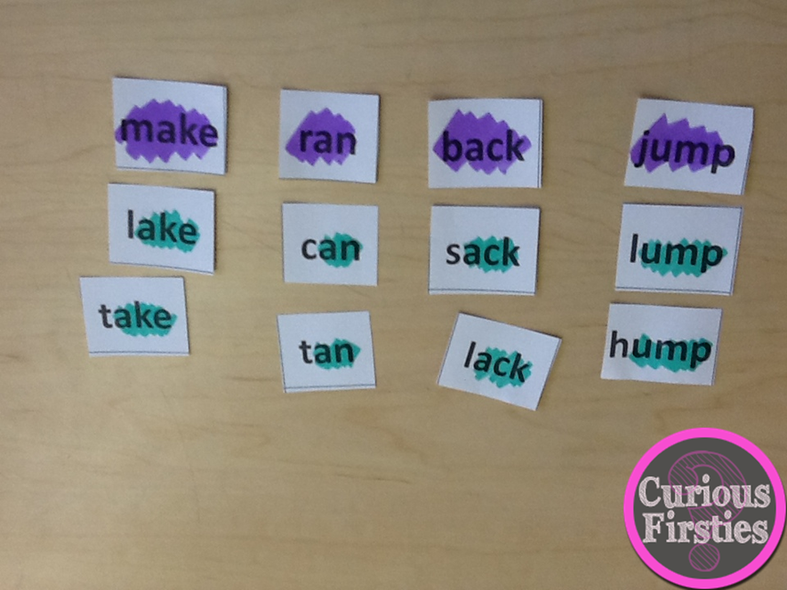 Curious Firsties: Snapwords