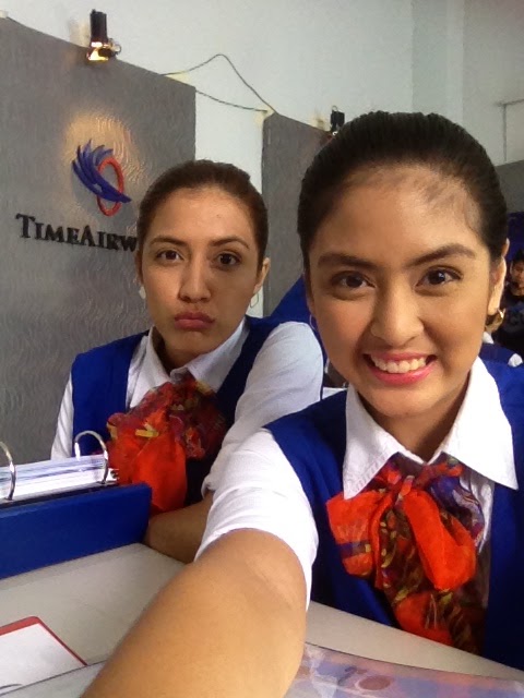 Nicole Borgonia: Flight Attendant for a Day at Time Airways