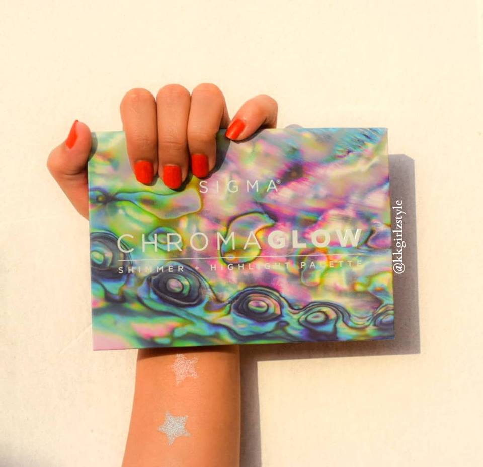 SIGMA BEAUTY CHROMA GLOW SHIMMER + HIGHLIGHTER PALETTE HIGHLIGHTER ...