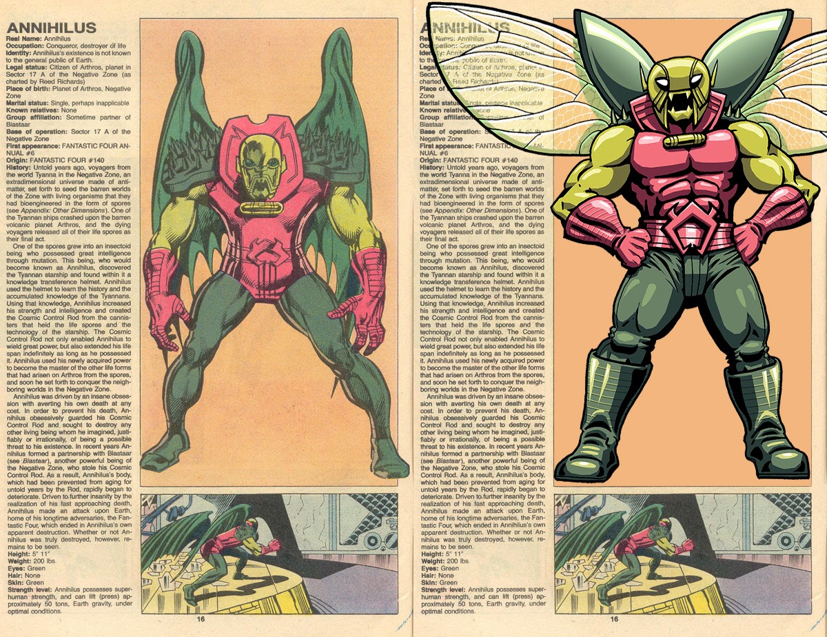 The Official Handbook to the Marvel Universe - REDUX Edition: ANNIHILUS ...
