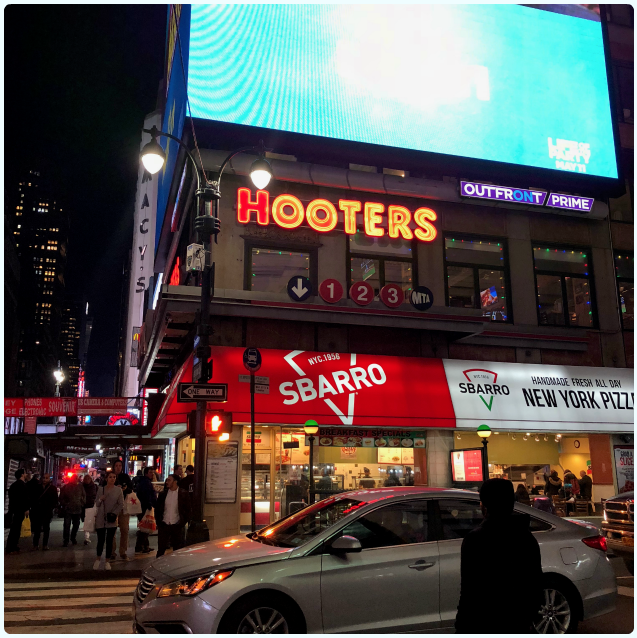 Hooters, New York - Revisited | Dollybakes