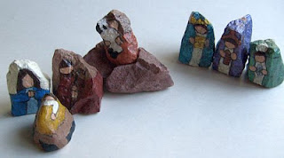 Painting Rock & Stone Animals, Nativity Sets & More: Unique Painted ...
