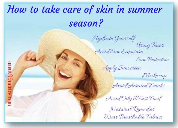 How to Take Care of Skin in Summer Season? - 99Advice