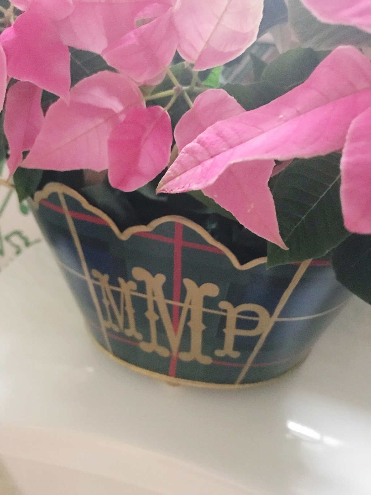 the pink clutch ...: Plaid Cachepots For The Win