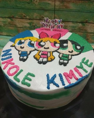 POWERPUFF GIRLS CAKE | Kaff Cakes