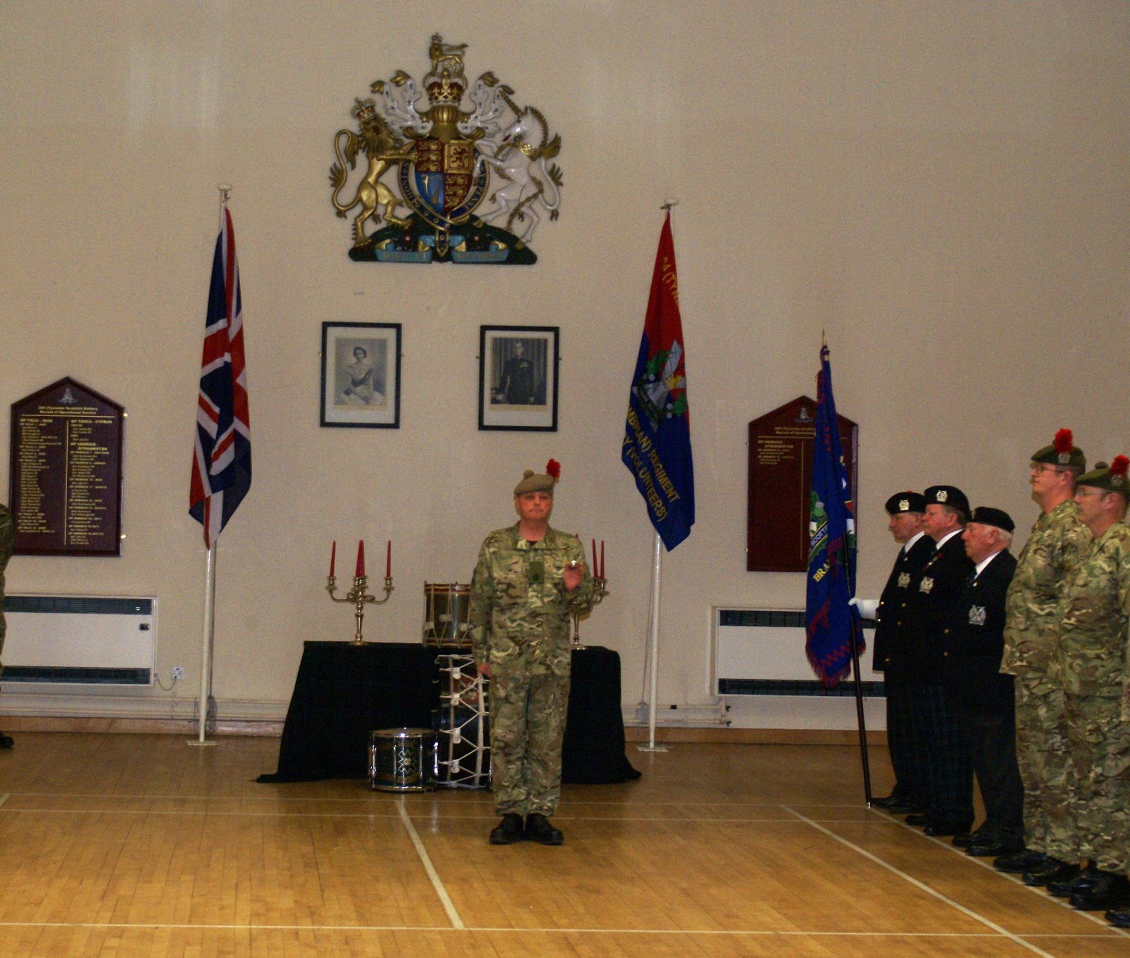 Northumbrian Gunner: Op Drum 2 - Handover Ceremony