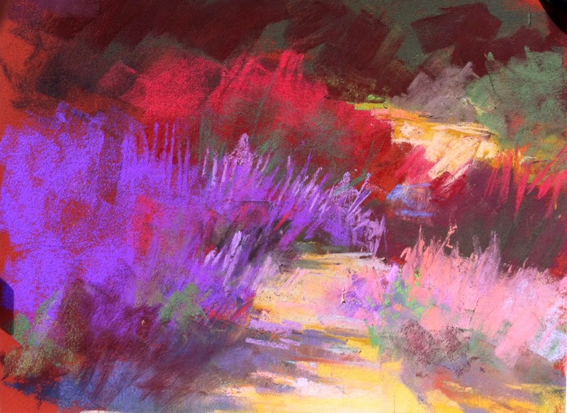 Aline Ordman Art: Demos from the Fells workshop