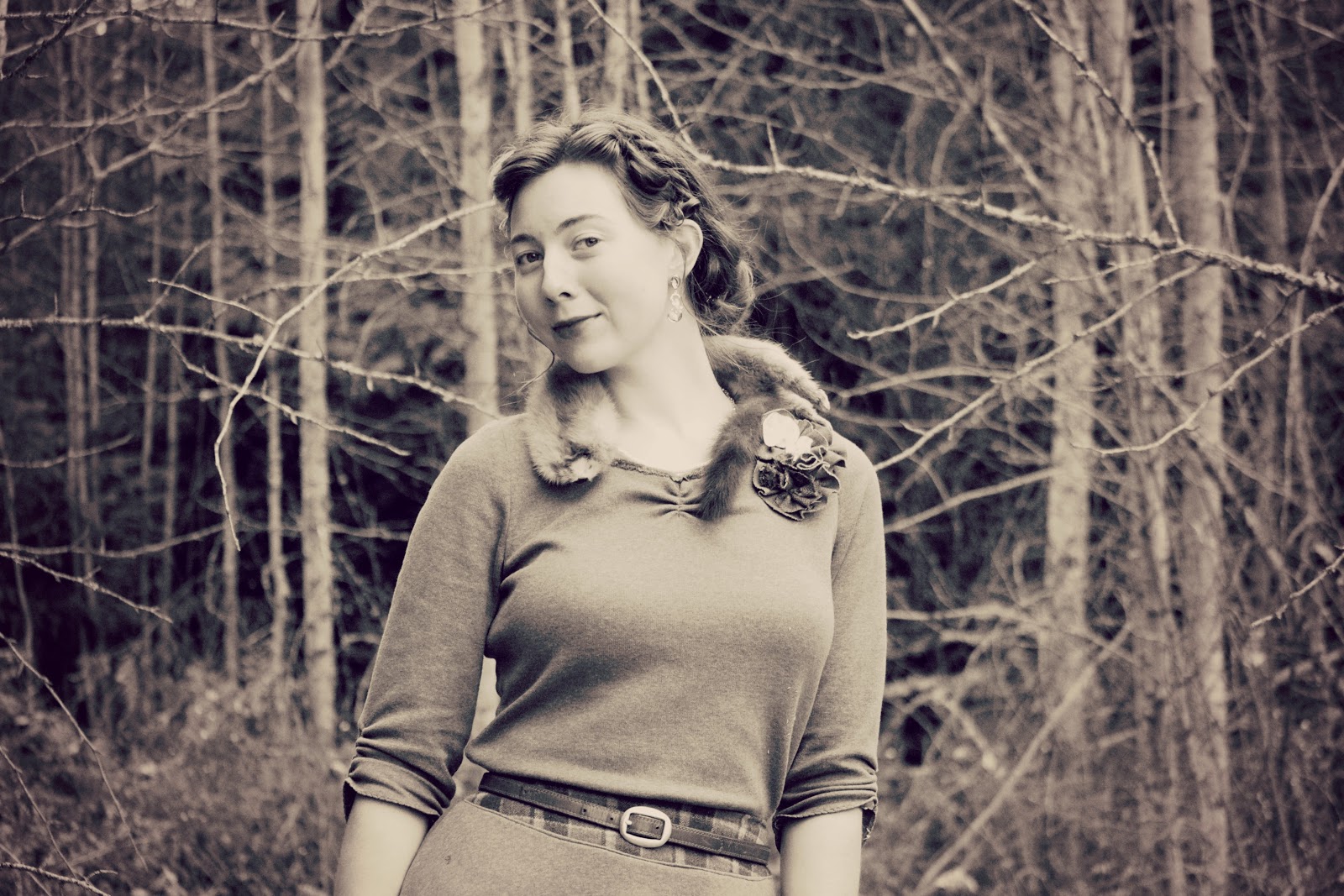 Accordion To Kellie: Outfit | Fur, Plaid, Diamonds.