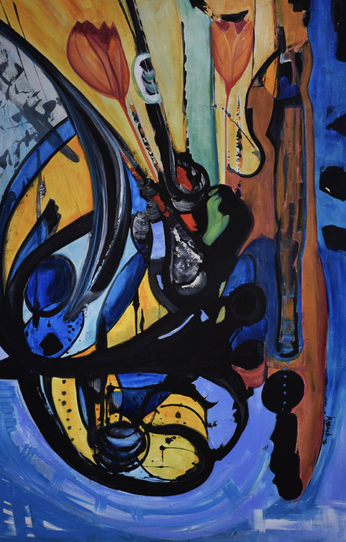 Arrachme Contemporary Art: Abstract Expressionist Art Painting, “The ...