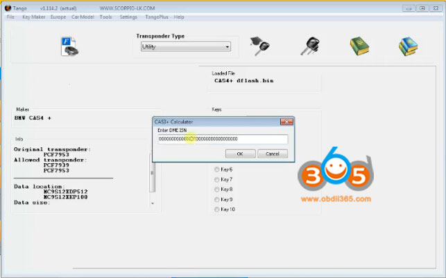 CGDI BMW CAS3 CAS4 All Keys Lost without DME ISN - Auto Diagnostic Tool ...