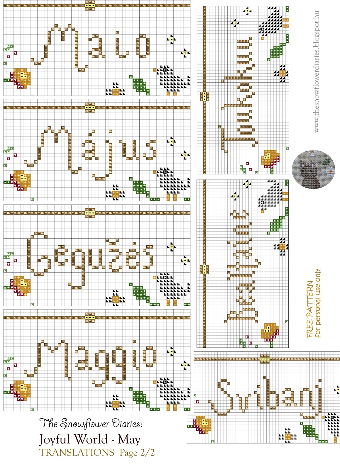 JOYFUL WORLD - MAY PATTERN