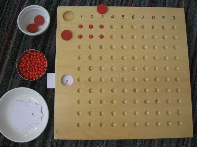Montessori Messy: Multiplication with Ping-Pong Balls!