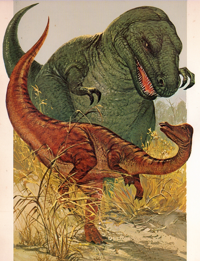 Love in the Time of Chasmosaurs: Vintage Dinosaur Art: Dinosaurs - a ...