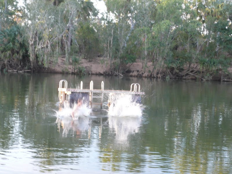 Nele & Andrew Around Oz: 12 Mile Yards Campsite, Elsey National Park, NT