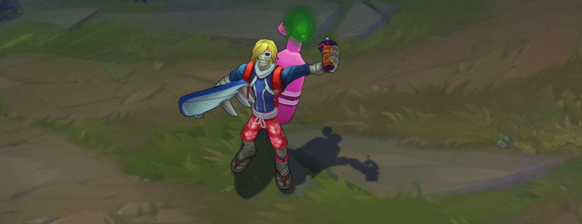 Surfer Singed Splash Art