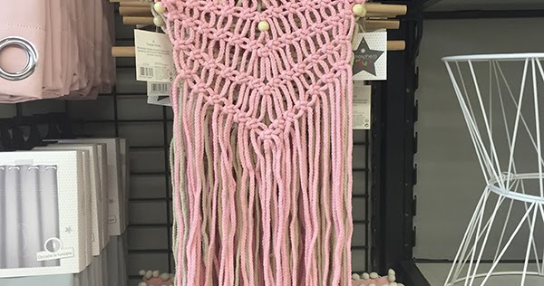 Sem jeito nenhum!: Home Decor (45) - Macramé rosa