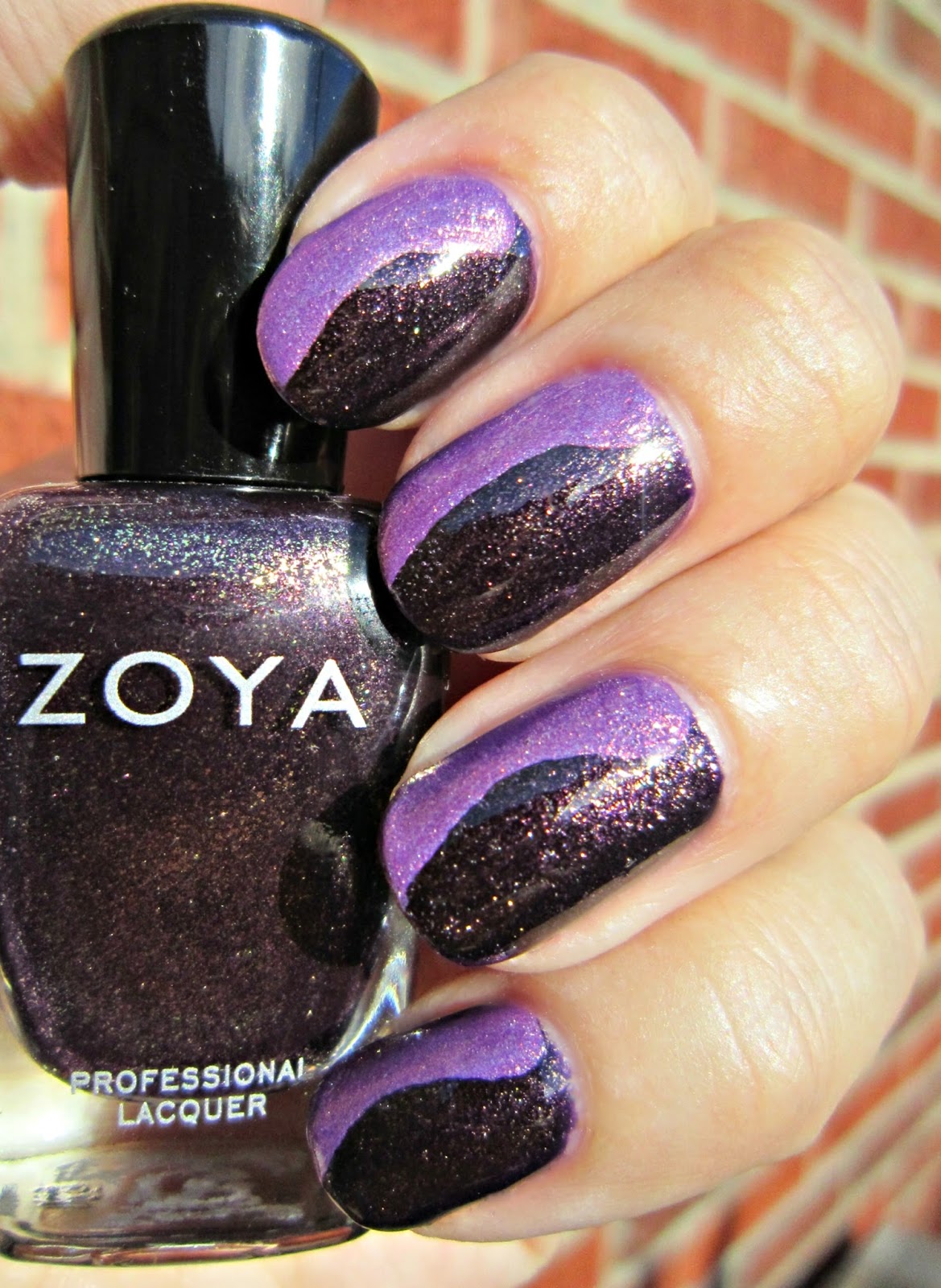 Zoya Petal Swipe Nail Art