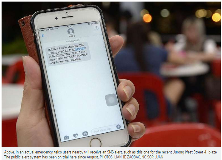 If Only Singaporeans Stopped to Think: Public to get SMS alerts if a ...