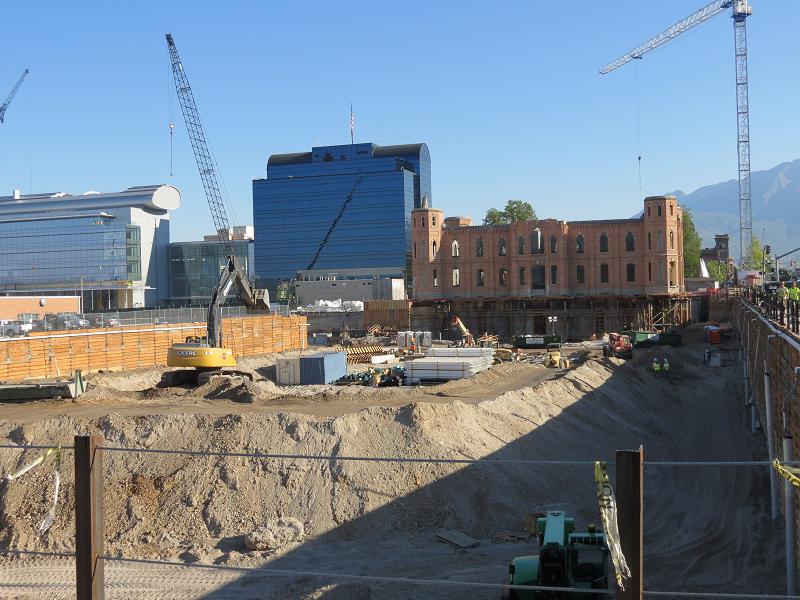 New Temple in Provo: Fireside and Final Lift Pour