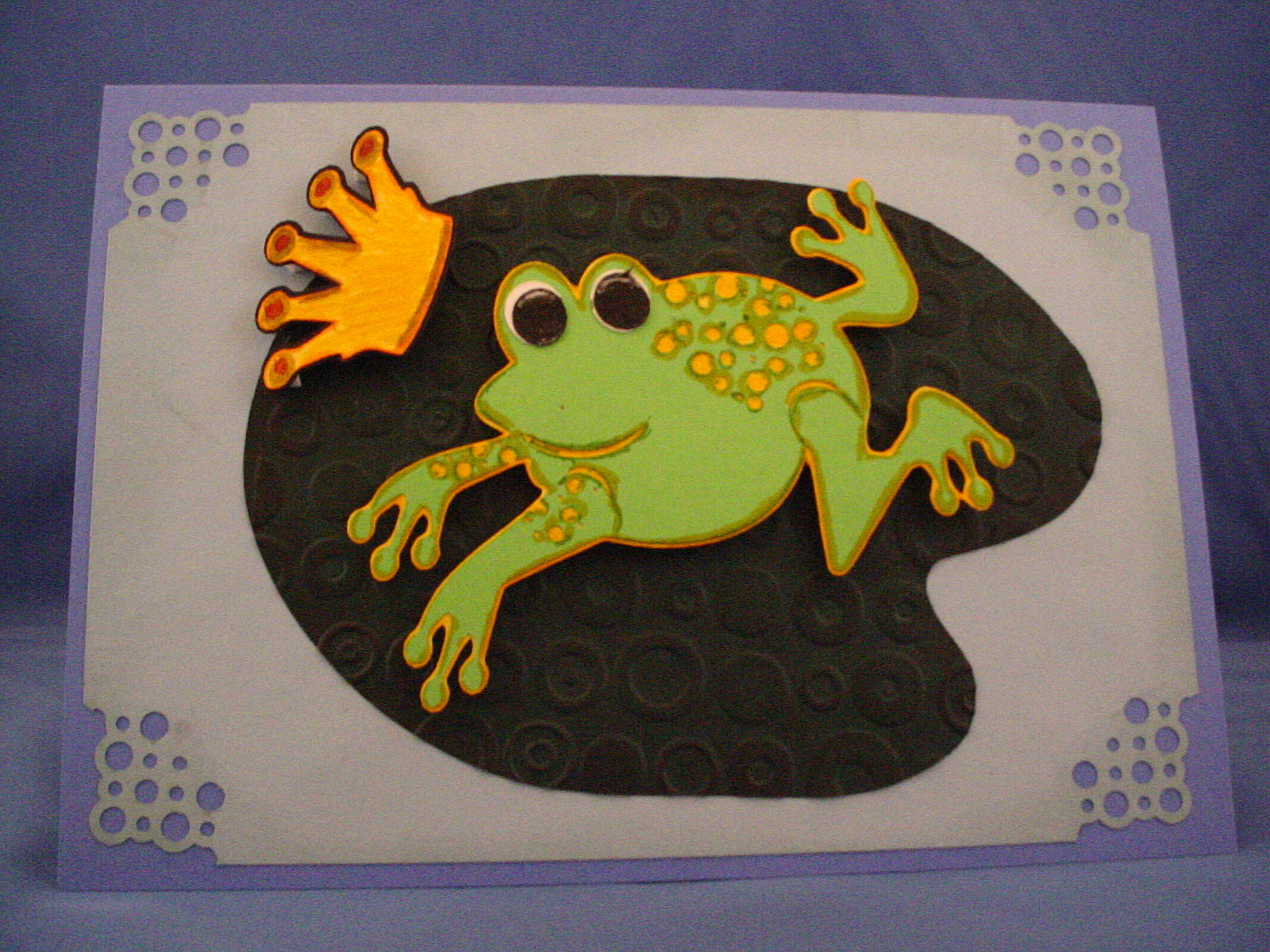 Melanie's Crafting Spot: Frog Card created with file from Royal ...