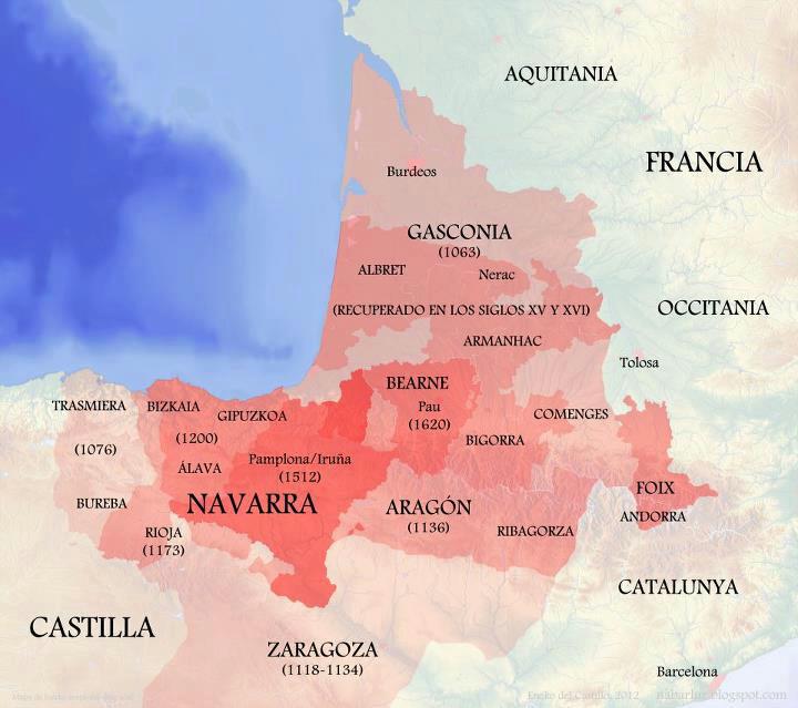 DE L'ORIGINE DU BASQUE - EUSKARAREN JATORRIAZ: (FR ) GEOGRAPHIE BASCO ...