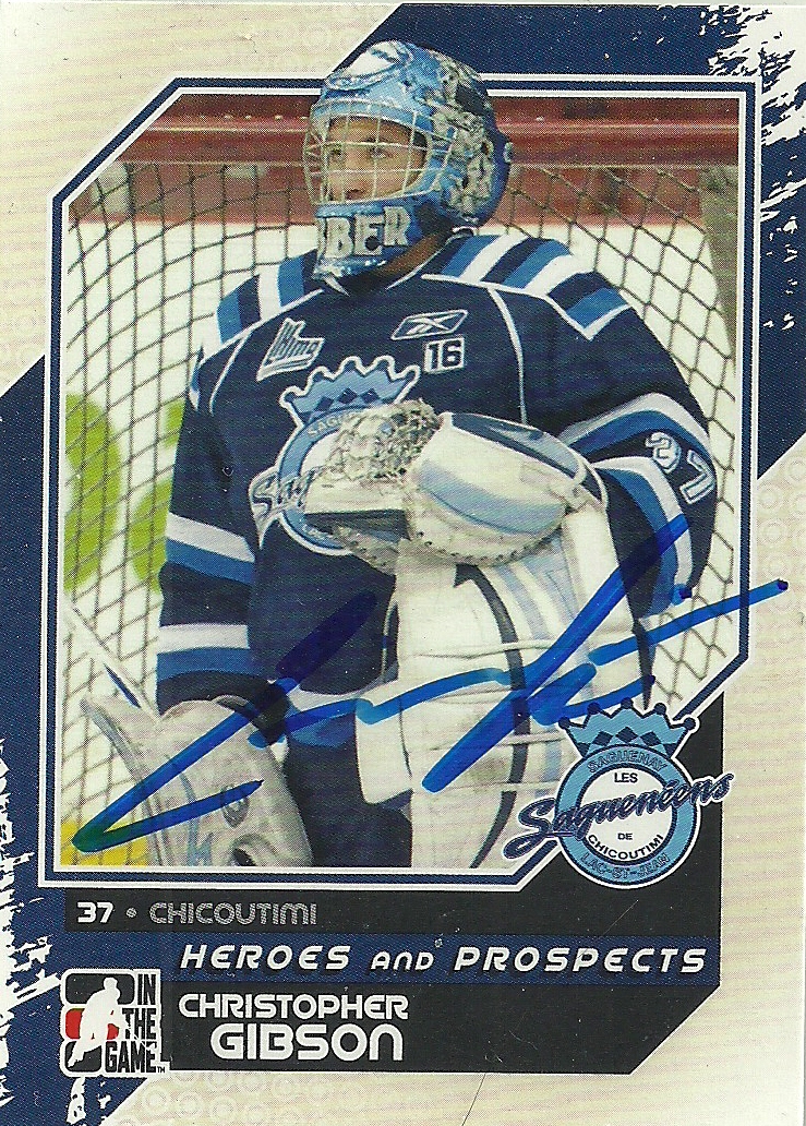 Hell's Valuable Collectibles: Christopher Gibson Autographed Card