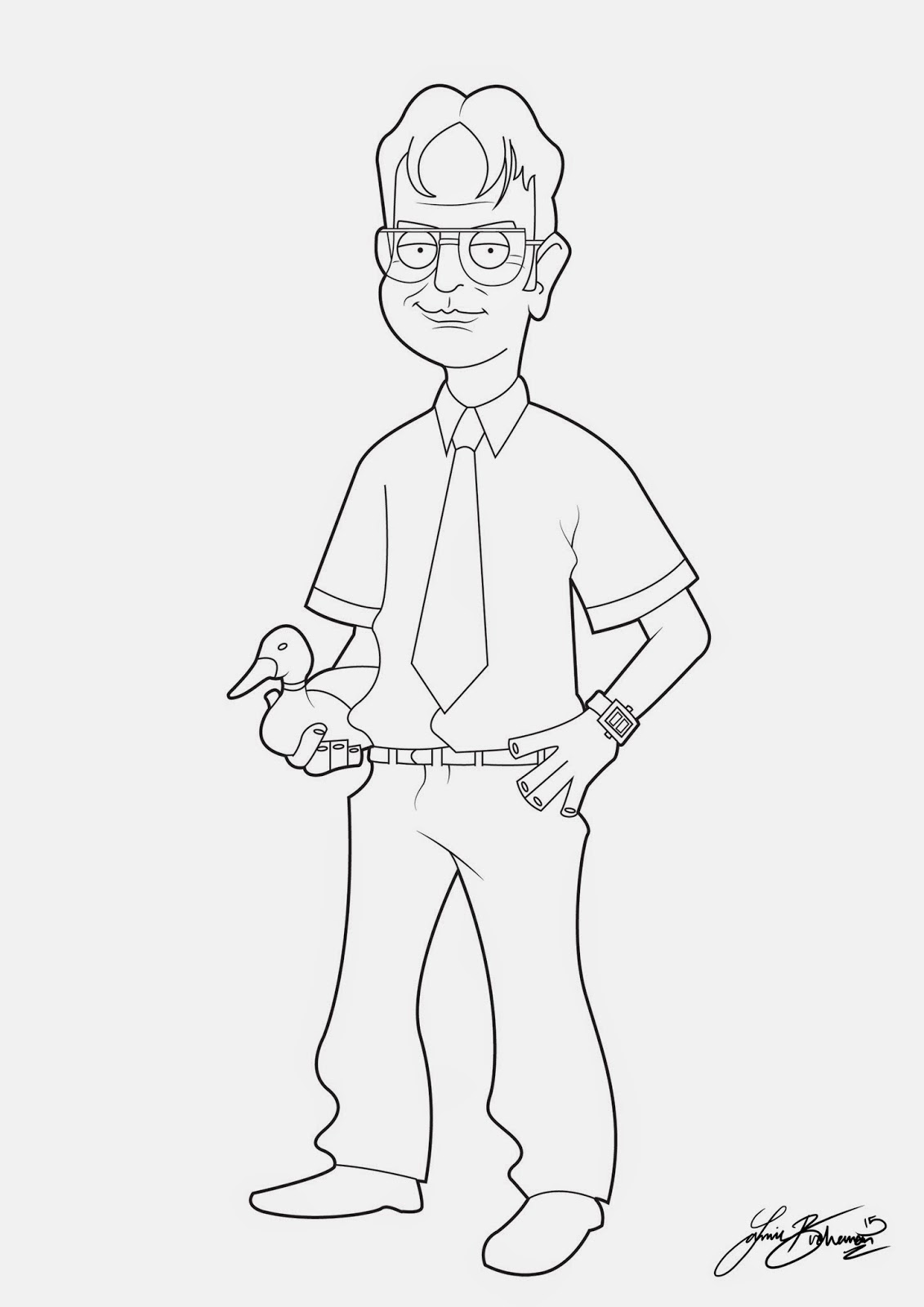 Buchanananimation: Dwight Schrute (The Office) (Work Art Blog)
