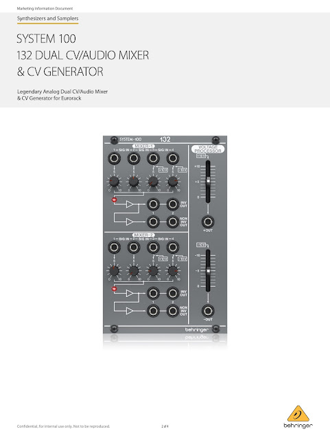 MATRIXSYNTH: NAMM 2020 - Introducing System 100 - Behringer Modular ...