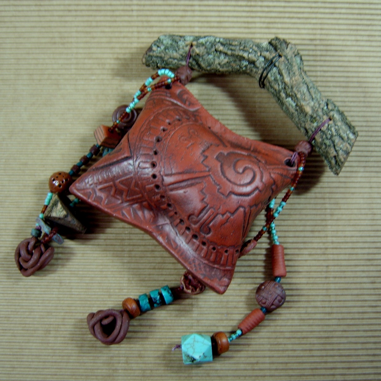 BHClaysmith: Mayan Mayhem Petroglyph Rattle