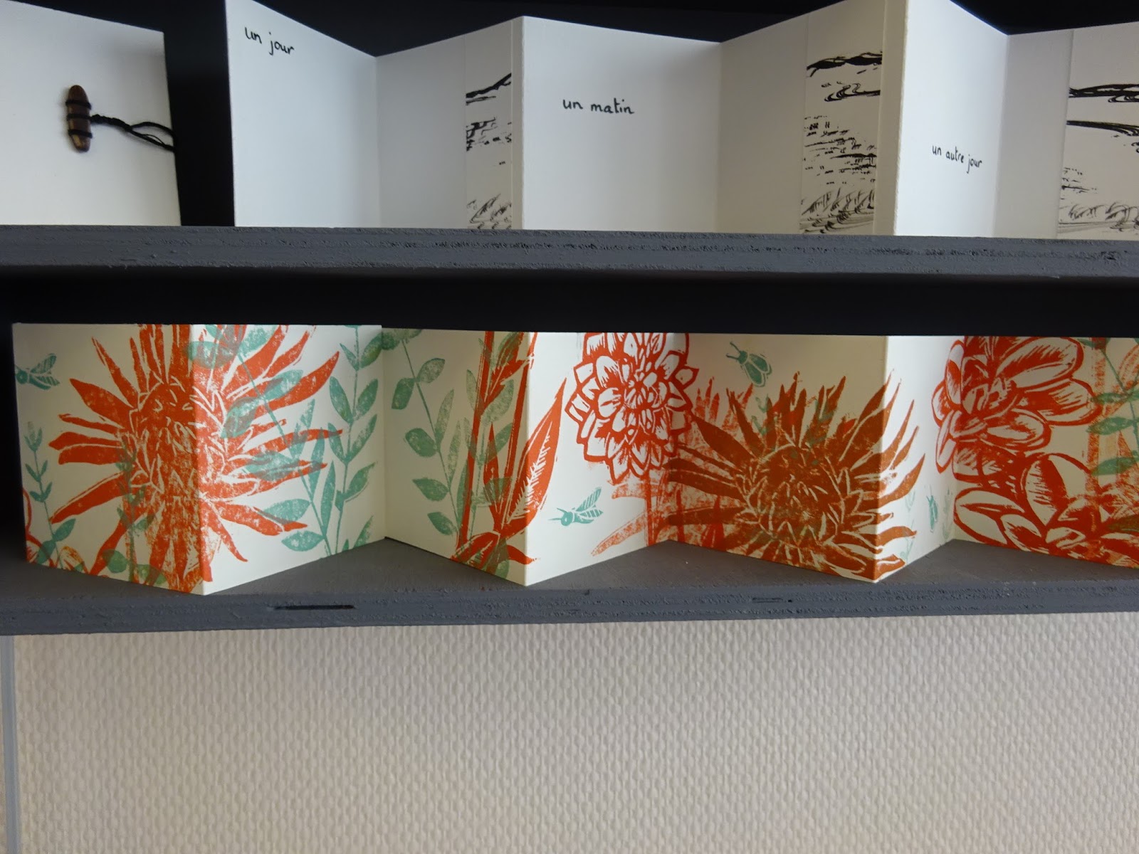 Book de Véronique Mazière: Exposition Leporello Leporelli