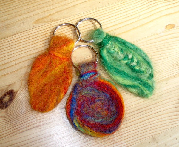 Sew Stitch Knit: Felted Key Rings