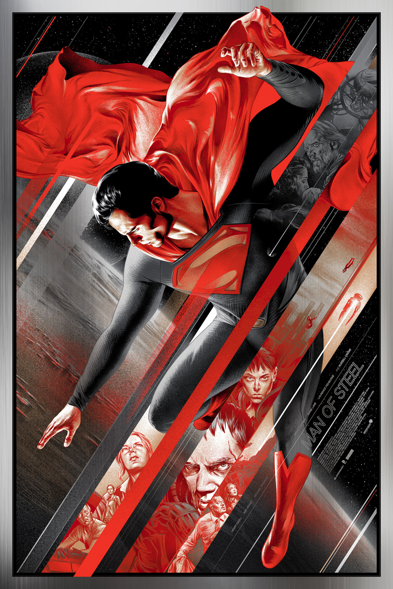 INSIDE THE ROCK POSTER FRAME BLOG: Superman Man of Steel Posters by Ken ...
