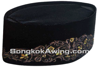 Songkok Tanpa Kertas - Peci Kopiah Songkok AWING