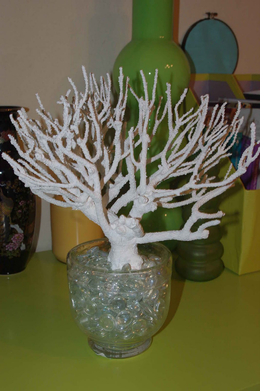 UP CYCLE IT! Home Decor: Dead Plant Made Into Faux Ocean Coral Center ...