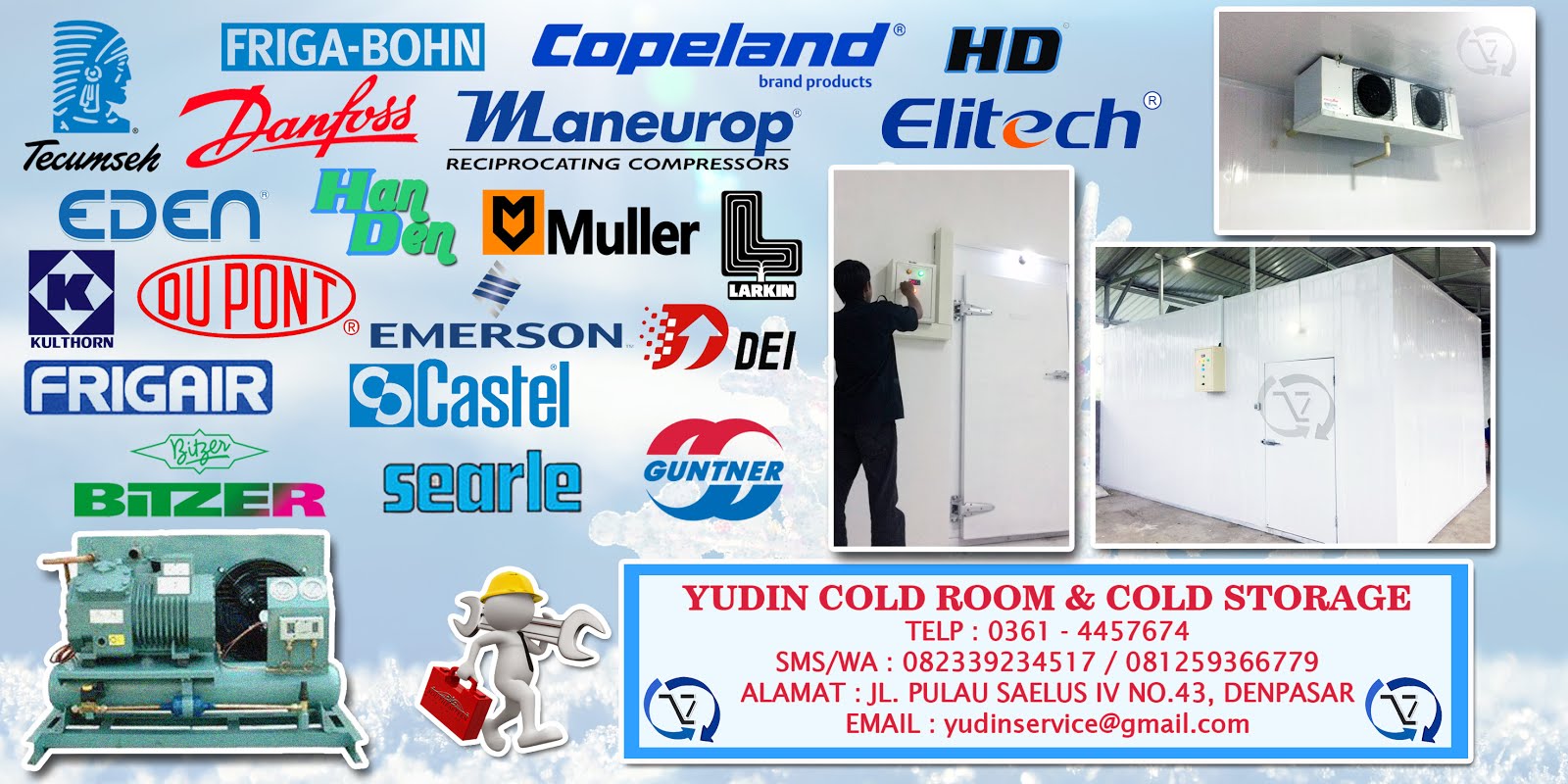 "YUDIN BALI COOL ROOM AND COLD STORAGE: INSTALASI COOL STORAGE ...