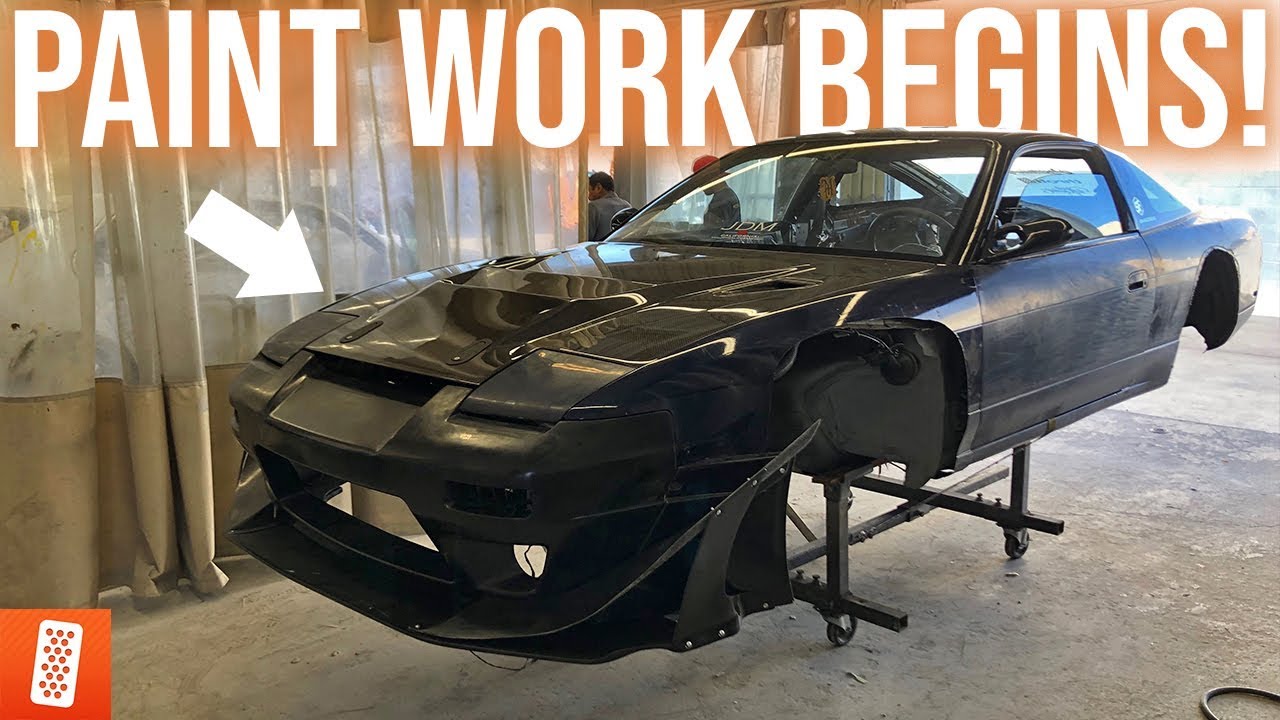 Rocket Bunny 240SX Goes Off to the Paint Shop! +STANCEWARS Las Vegas 2019!