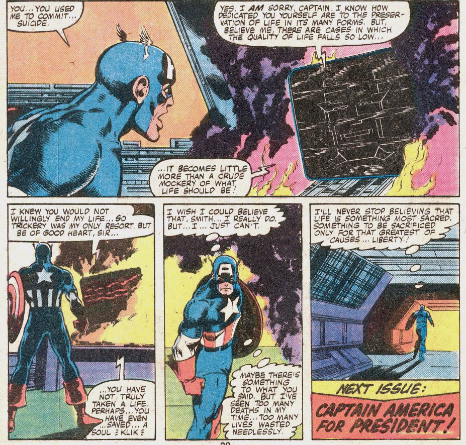 The Age of Marvel Comics: Captain America: "Death, Where is Thy Sting?"