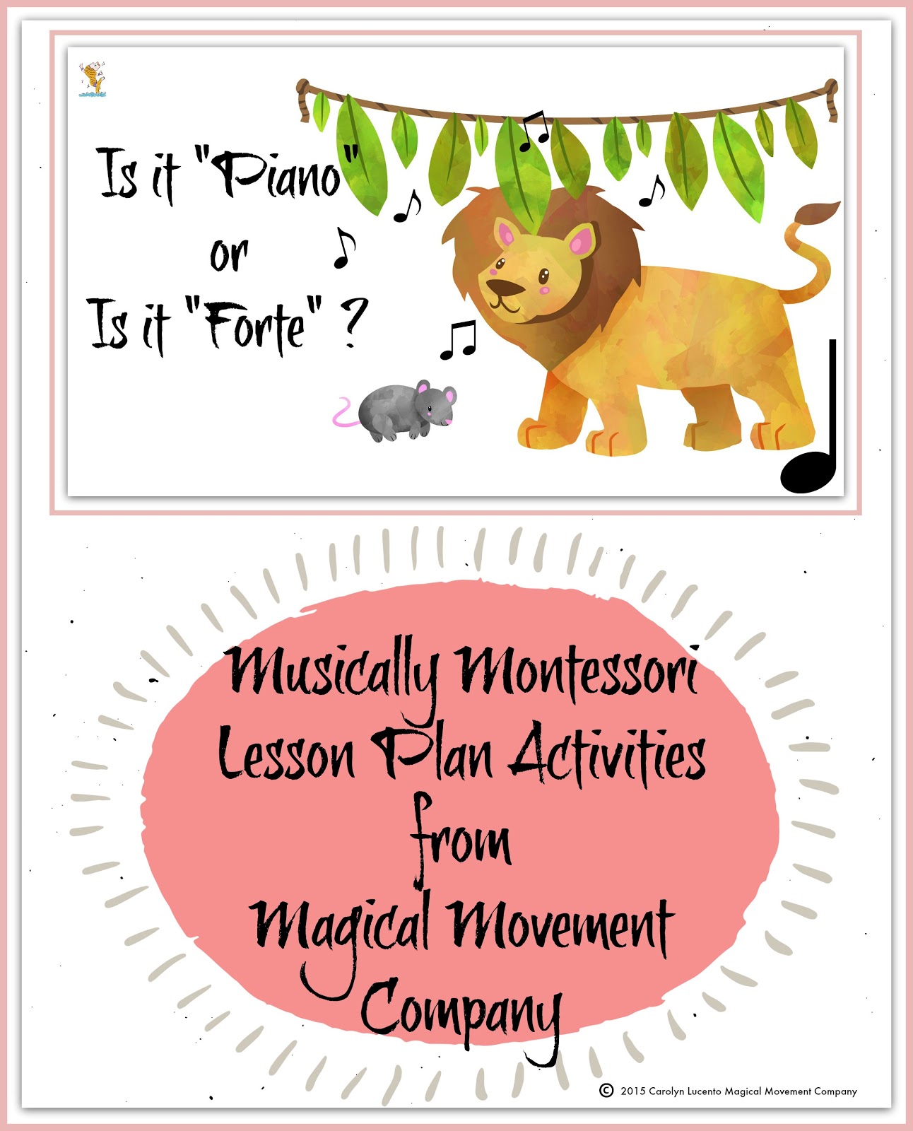 Music Lesson Plan Activities from the Montessori Music Shelf: "Forte ...