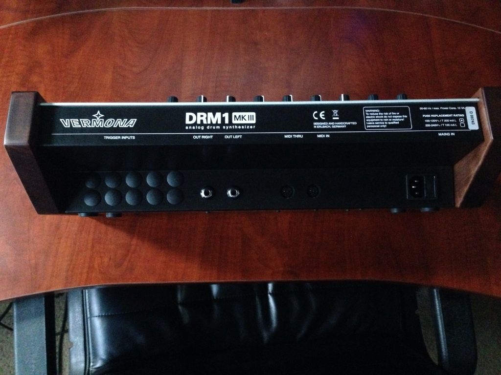MATRIXSYNTH: Vermona DRM1 MKIII Analog Drum Synthesizer D 09743