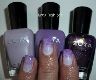 Autte's Fresh Coat!: Purple Gradient with Zoya Marley, Malia and Daul