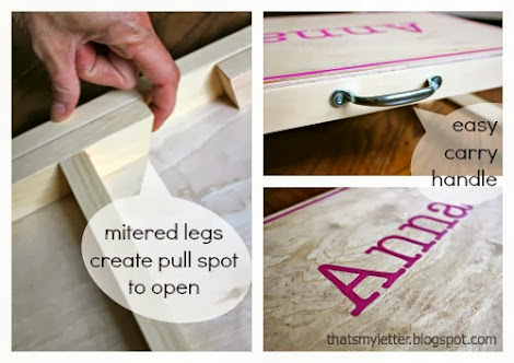 Folding Tray or Lap Desk Free Woodworking Plan | Ana White