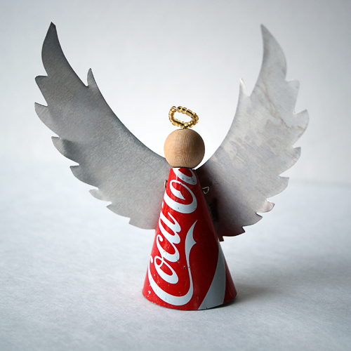 How to Recycle: Recycled Christmas Angel Ornaments