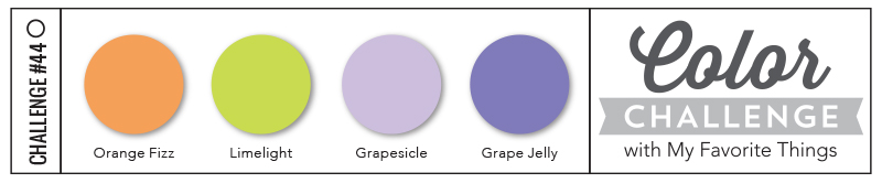 Peppermint Patty's Papercraft: My Favorite Things Color Challenge # 44