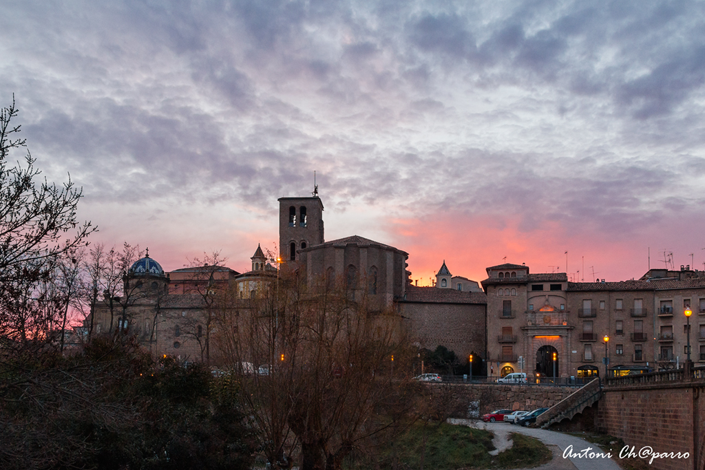 Solsones en Imagenes: Solsona, entre la noche y el dia