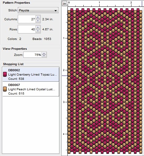 Imaginesque: Beading: Peyote Stitch Pattern 24